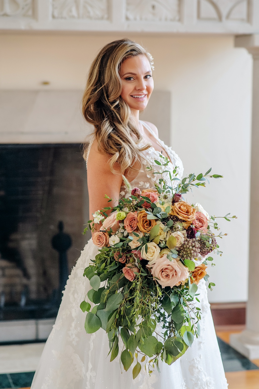 A Wedding Work of Art at Greenacres Art Center - Canary Floral Blog